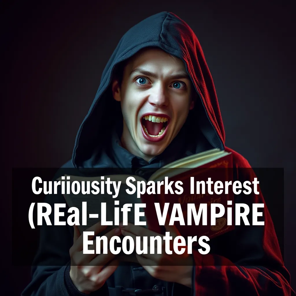 Curiosity Sparks Interest in Real-Life Vampire Encounters : MysteryLores