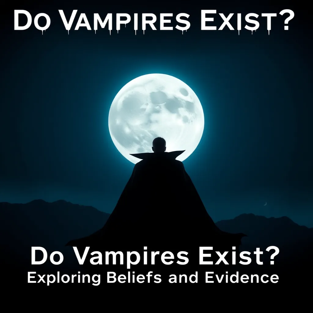 Do Vampires Exist? Exploring Beliefs and Evidence : MysteryLores
