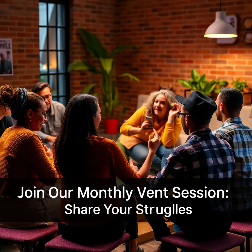 Join Our Monthly Vent Session: Share Your Struggles : MysteryLores