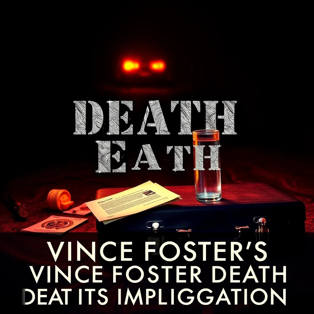 Questions Surround Vince Foster's Death and Its Implications : MysteryLores