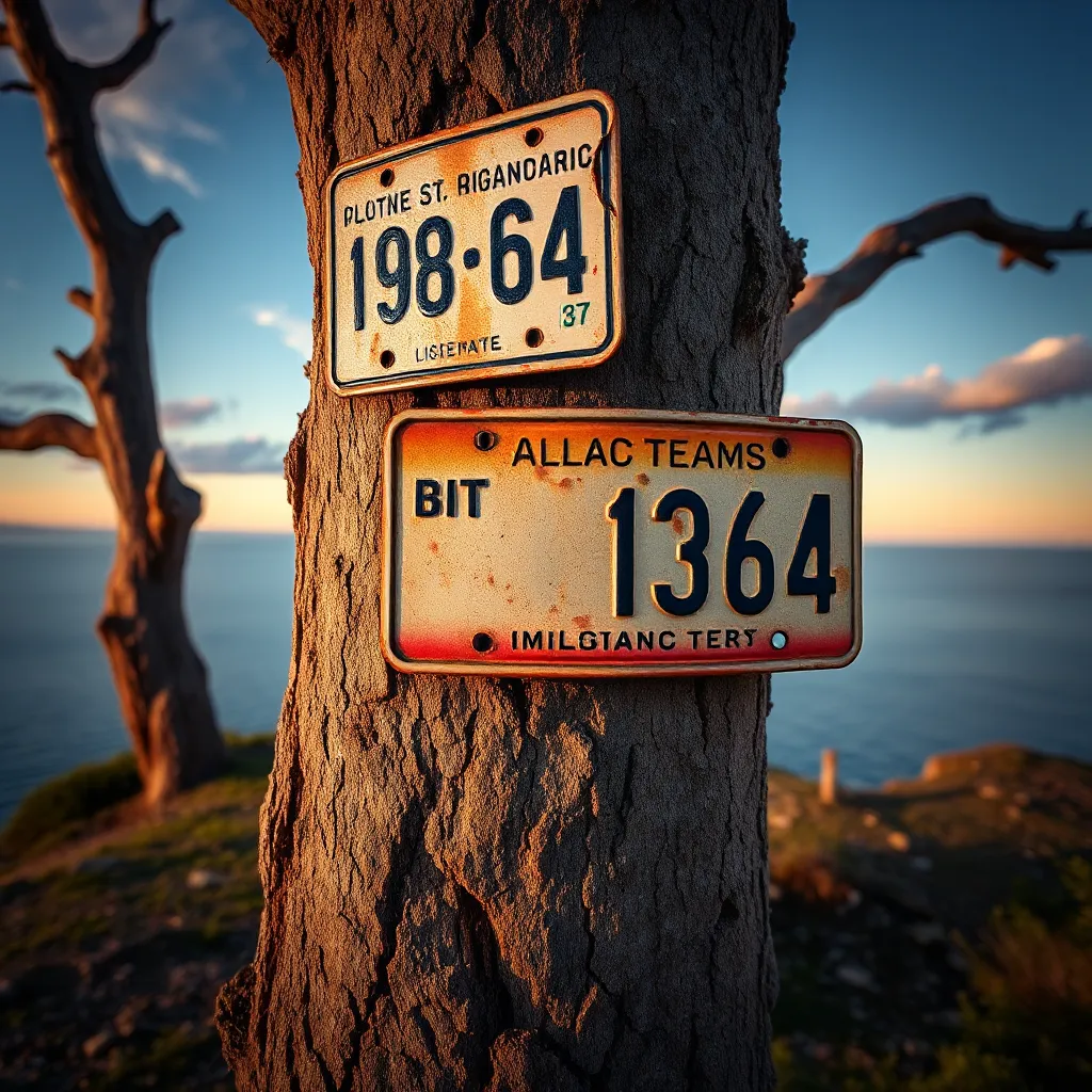 License Plates Nailed to a Tree: What’s the Story? : MysteryLores