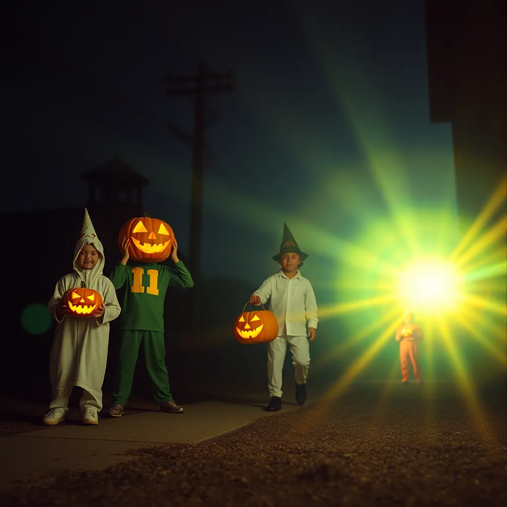 Light Anomalies Haunt Old Halloween Photos from 1986 : MysteryLores