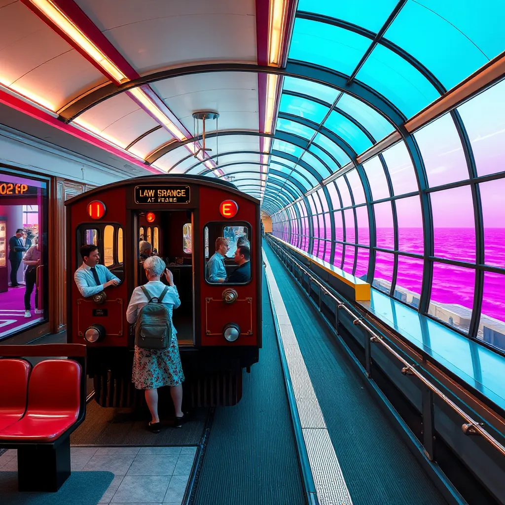 Exploring the First Mall Experience with a Vintage Train Ride ...