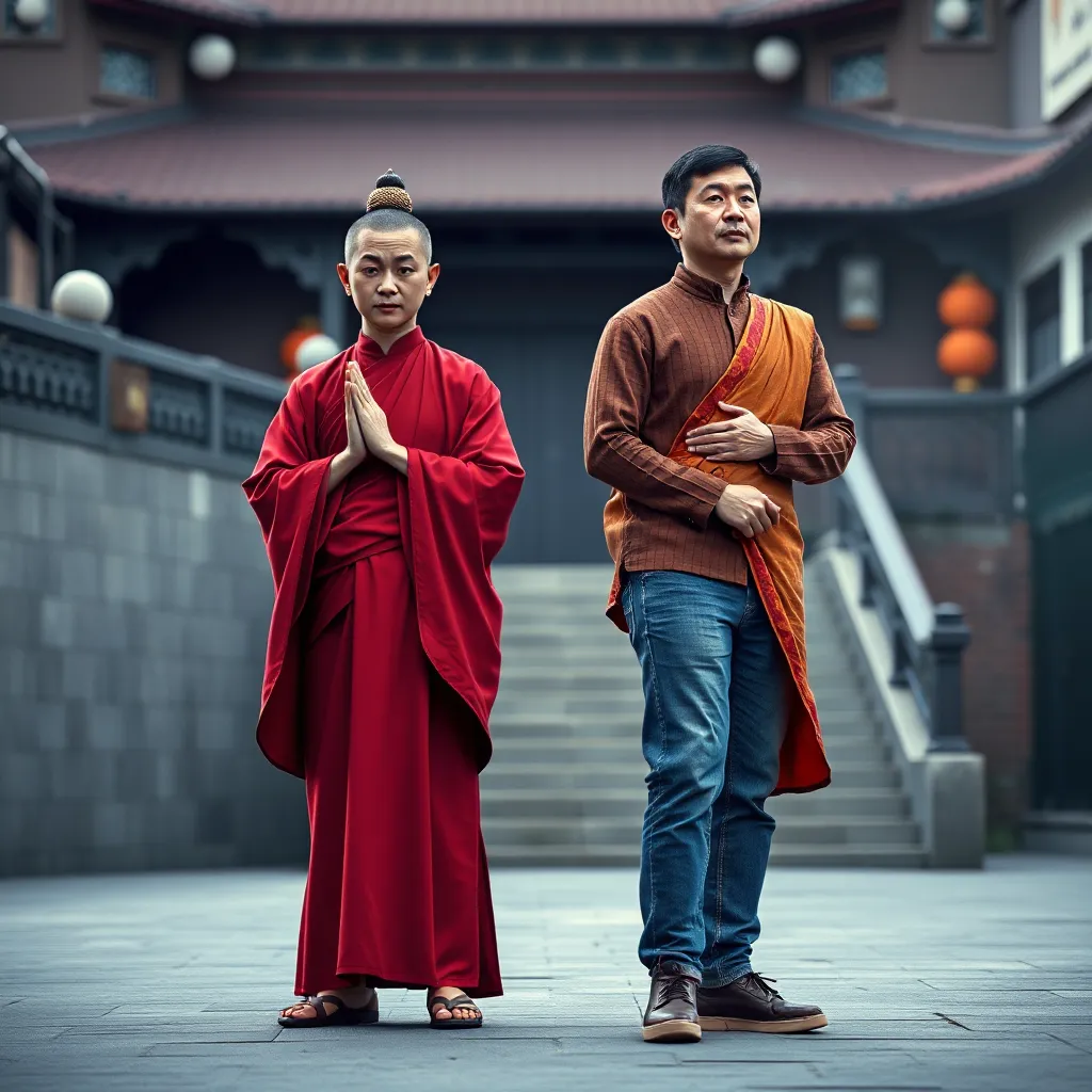 The Clash of Beliefs: Virgin Buddhist vs. Chad Taoist : MysteryLores