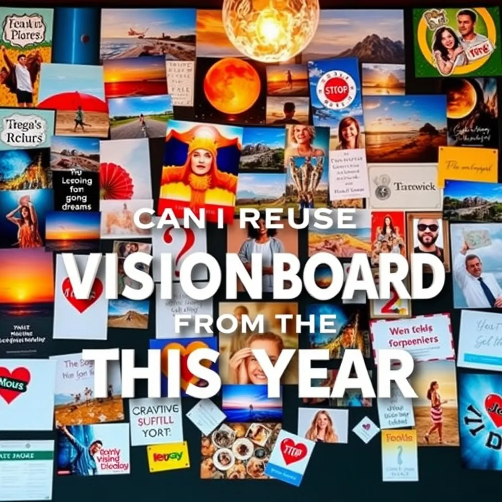 Can I Reuse Images From My Vision Board This Year? : MysteryLores