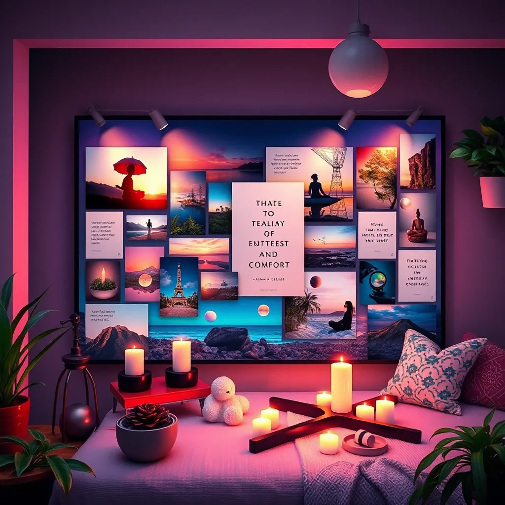 Subliminal Vision Board for Stress Release and Comfort : MysteryLores
