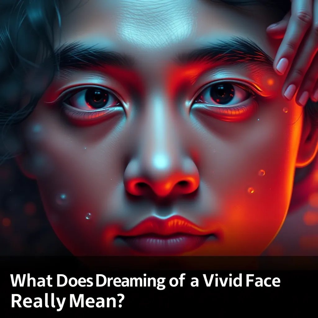 What Does Dreaming of a Vivid Face Really Mean? : MysteryLores