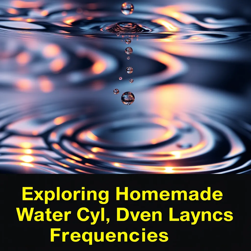 Exploring Homemade Water Cymatic Frequencies Video : MysteryLores