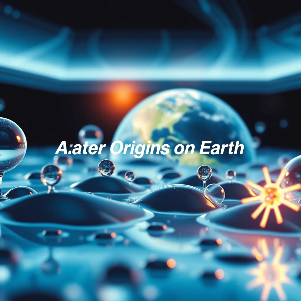 Exploring the Origins of Water on Earth: The Truth : MysteryLores