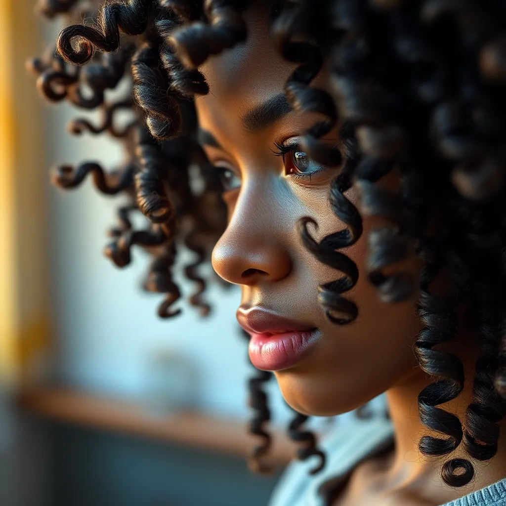 Wavy Hair: Embracing the Random Coil Look : MysteryLores