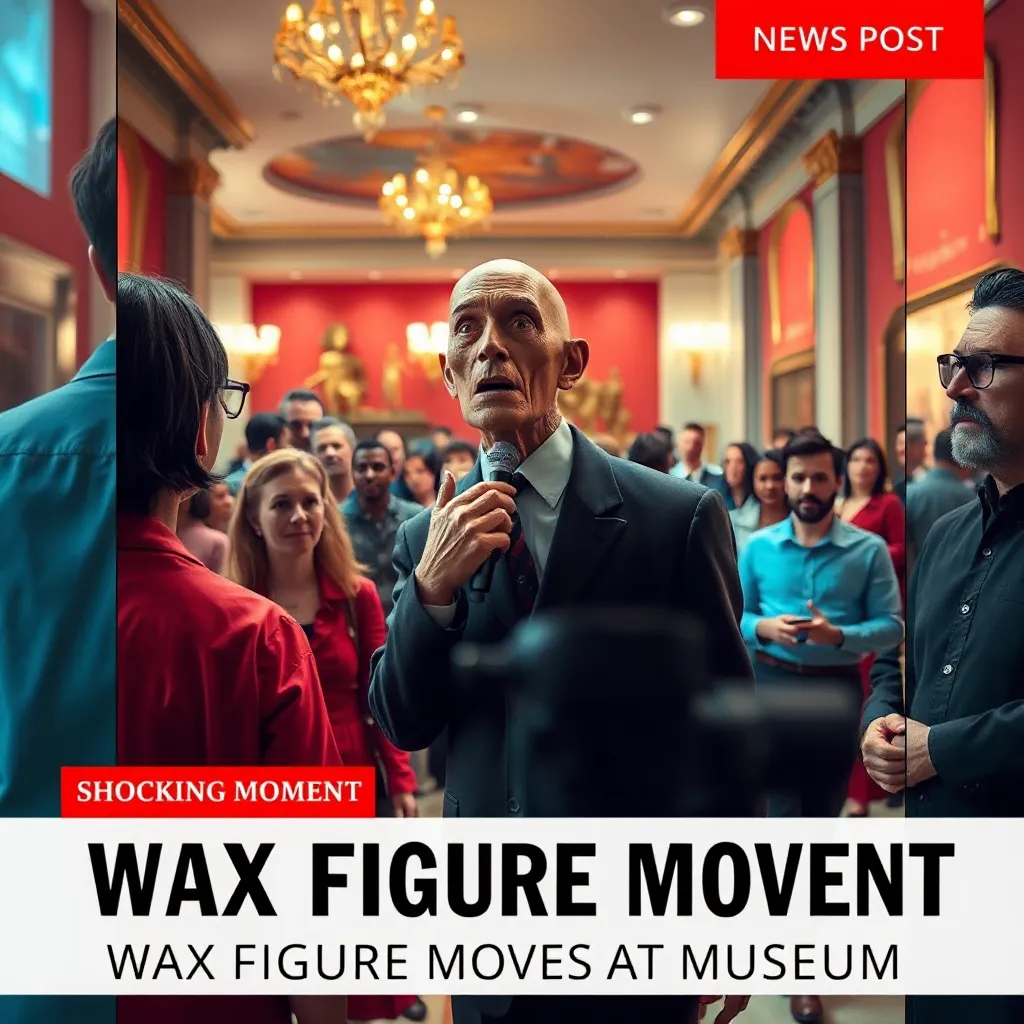 Shocking Moment: Wax Figure Moves at Museum : MysteryLores