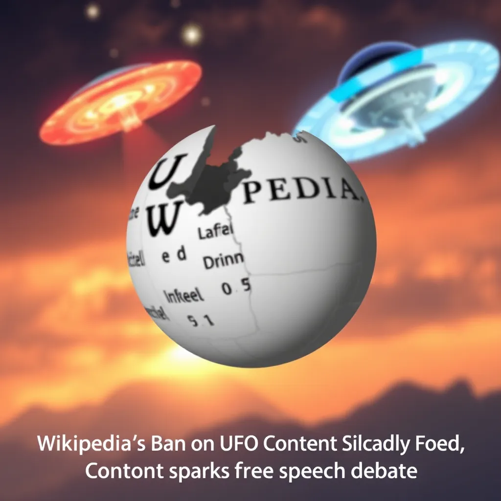 Wikipedia's Ban on UFO Content Sparks Free Speech Debate : MysteryLores