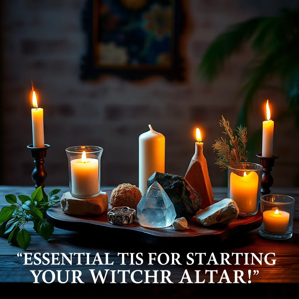 Essential Tips for Starting Your Witchcraft Altar : MysteryLores