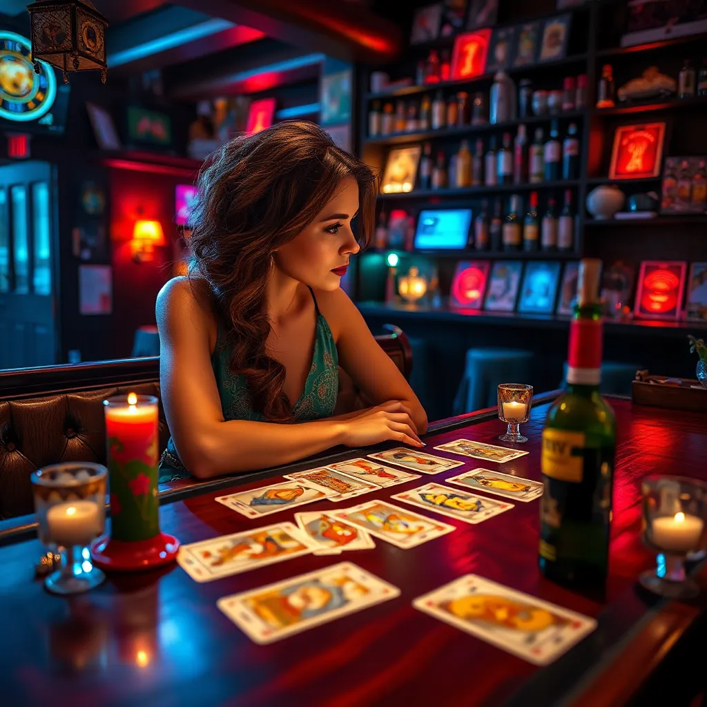 Interpreting Tarot: Her Signals at the Bar : MysteryLores