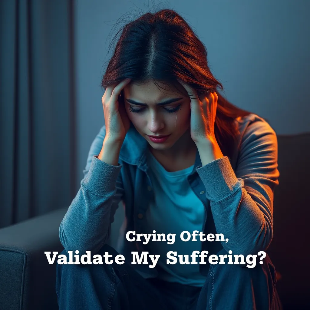 Crying Often: Does It Validate My Suffering? : MysteryLores