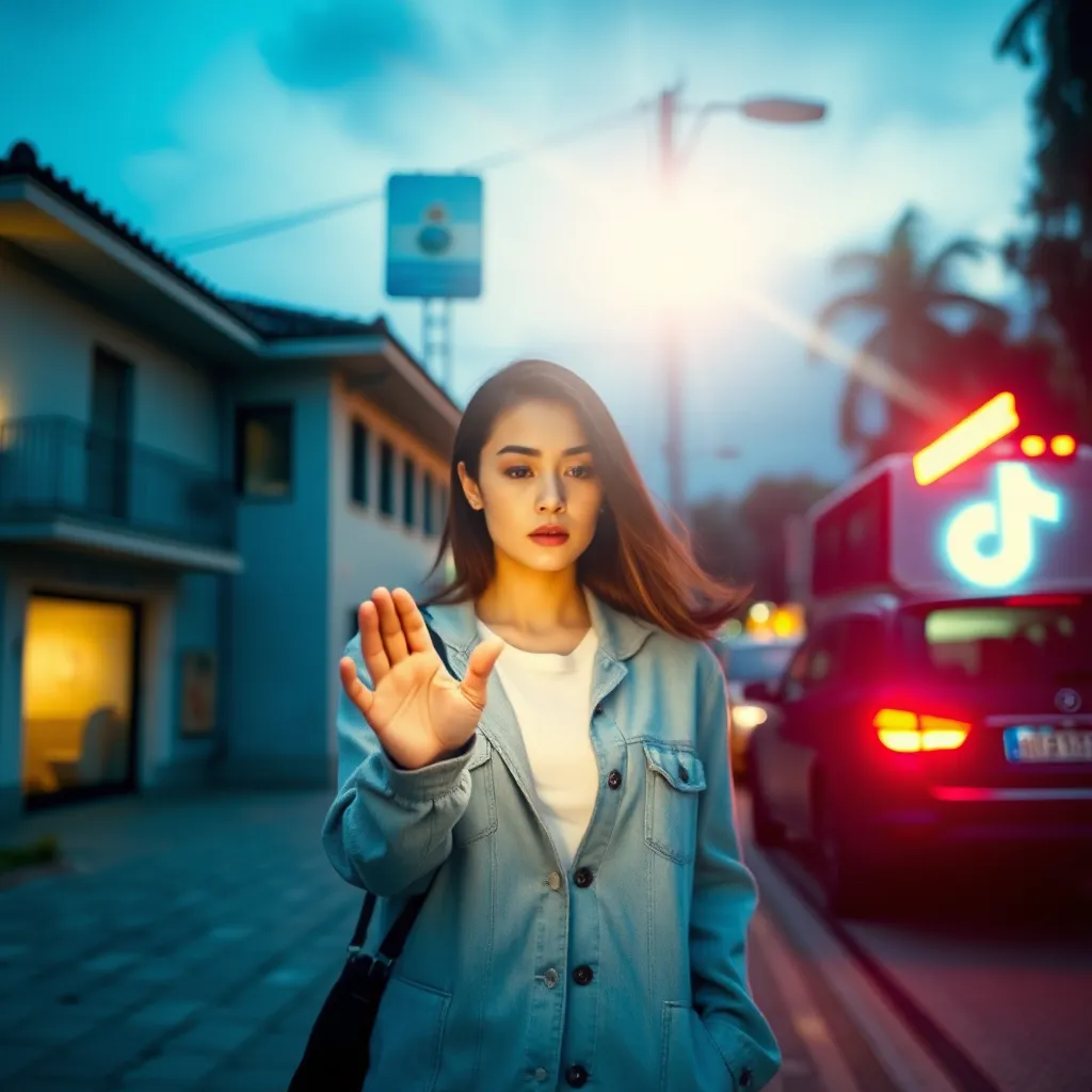 Woman Captured Teleporting in Viral TikTok from Argentina : MysteryLores