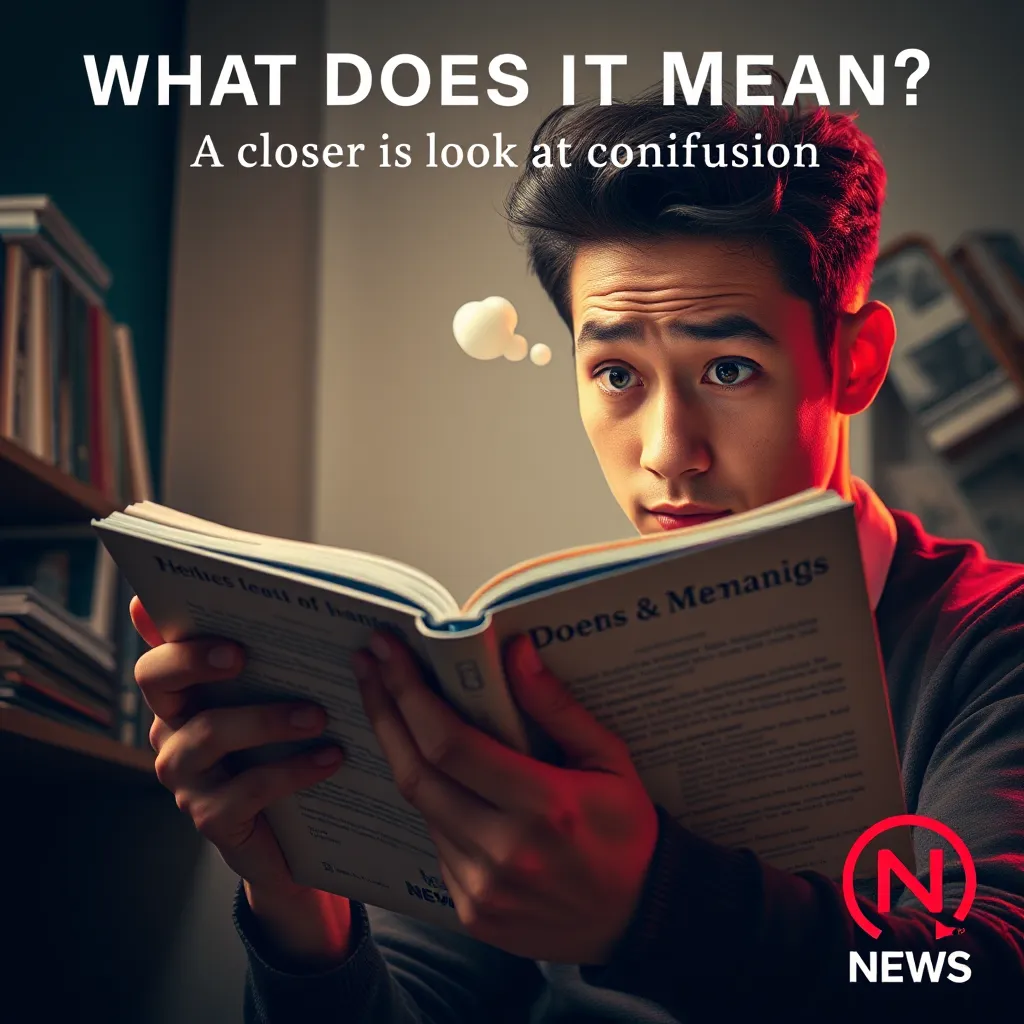 What Does It Mean? A Closer Look at Confusion : MysteryLores