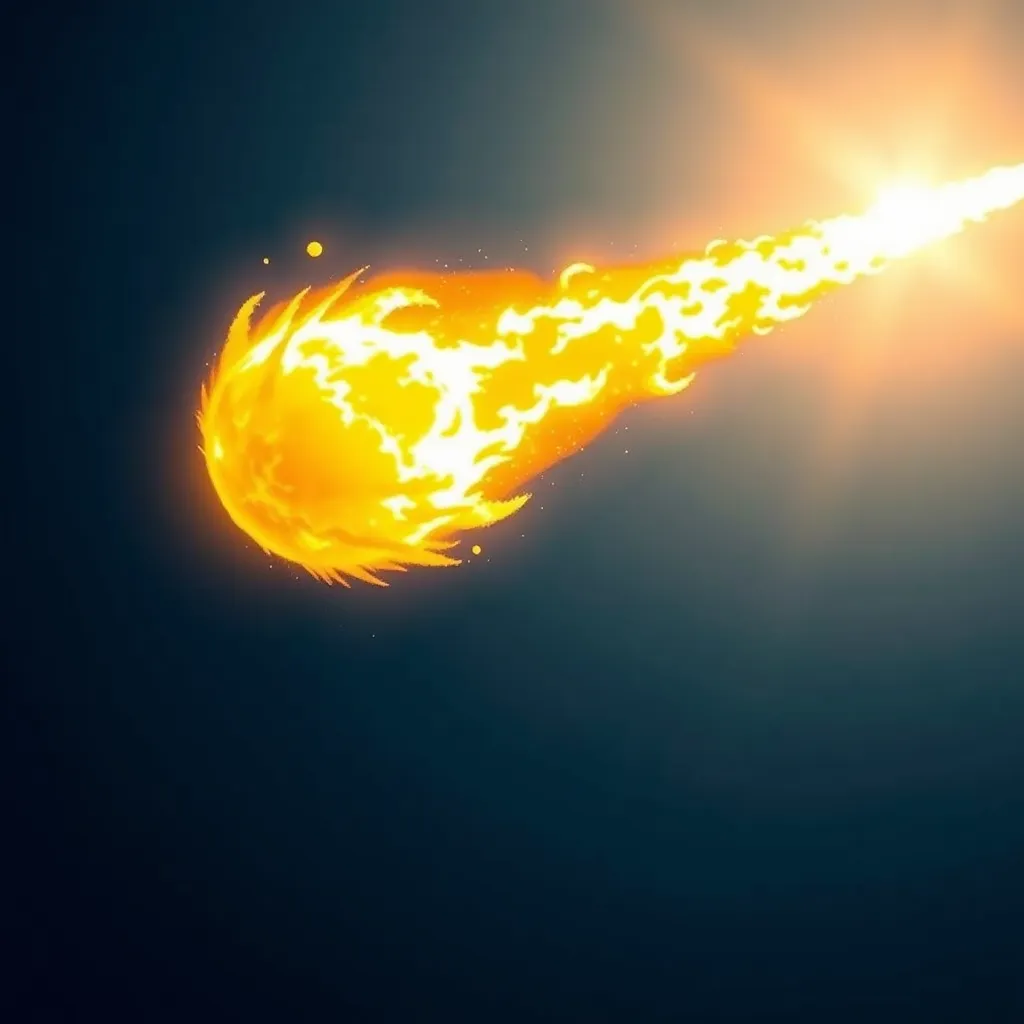 Witnessing a Yellow Fireball's Bizarre Flight and Return : MysteryLores