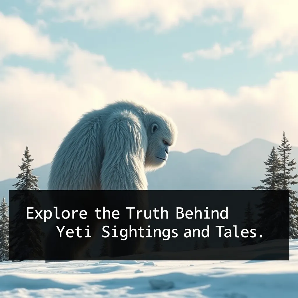 Explore the Truth Behind Yeti Sightings and Tales : MysteryLores