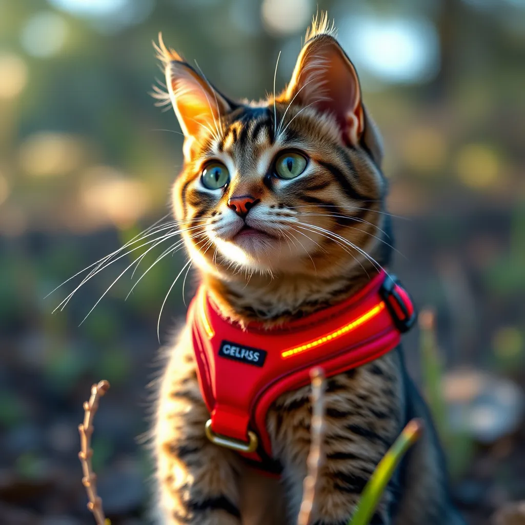 How Zeus the Cat Adjusts to His New Harness Adventure : MysteryLores