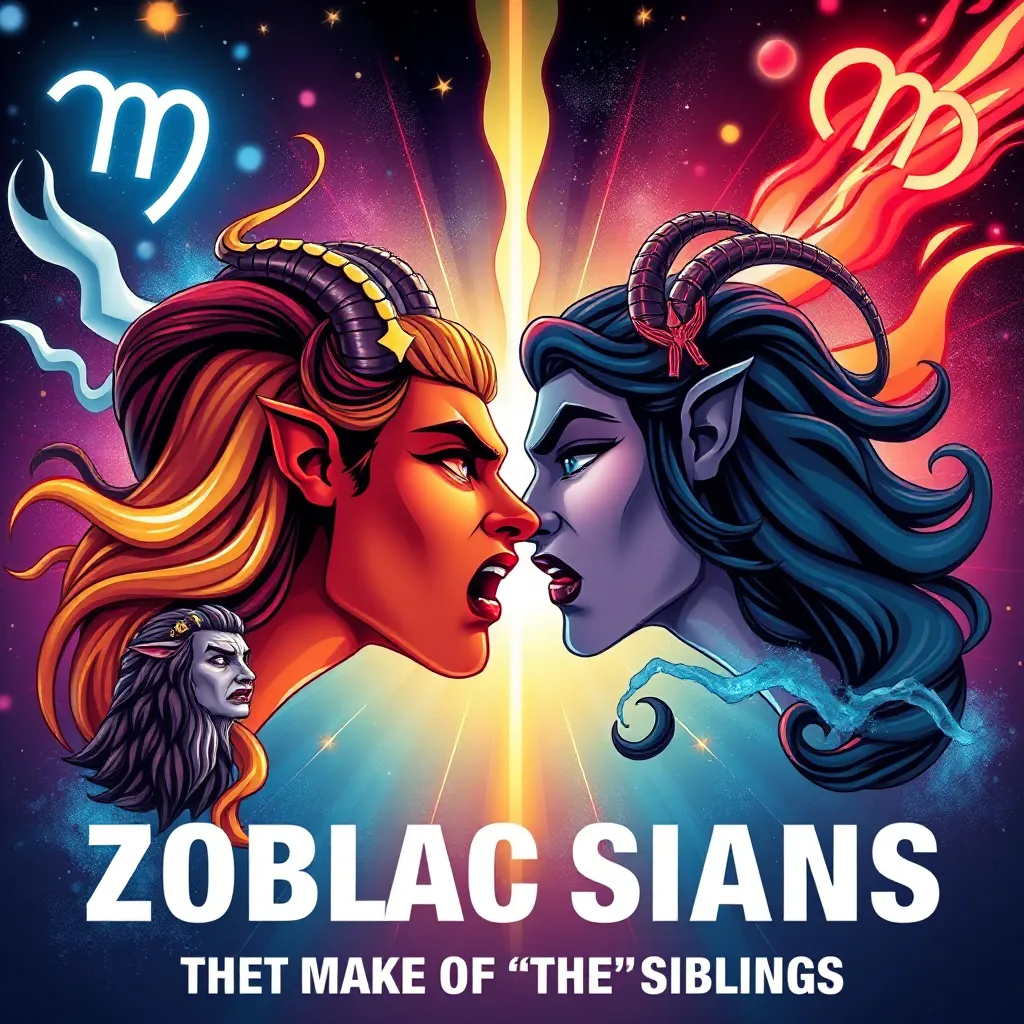 Exploring Zodiac Signs That Make the Worst Siblings : MysteryLores