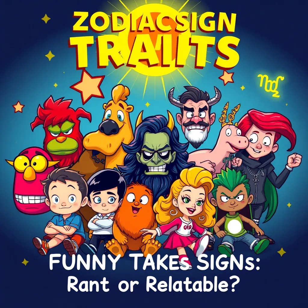 Funny Takes on Zodiac Signs: Rant or Relatable? : MysteryLores