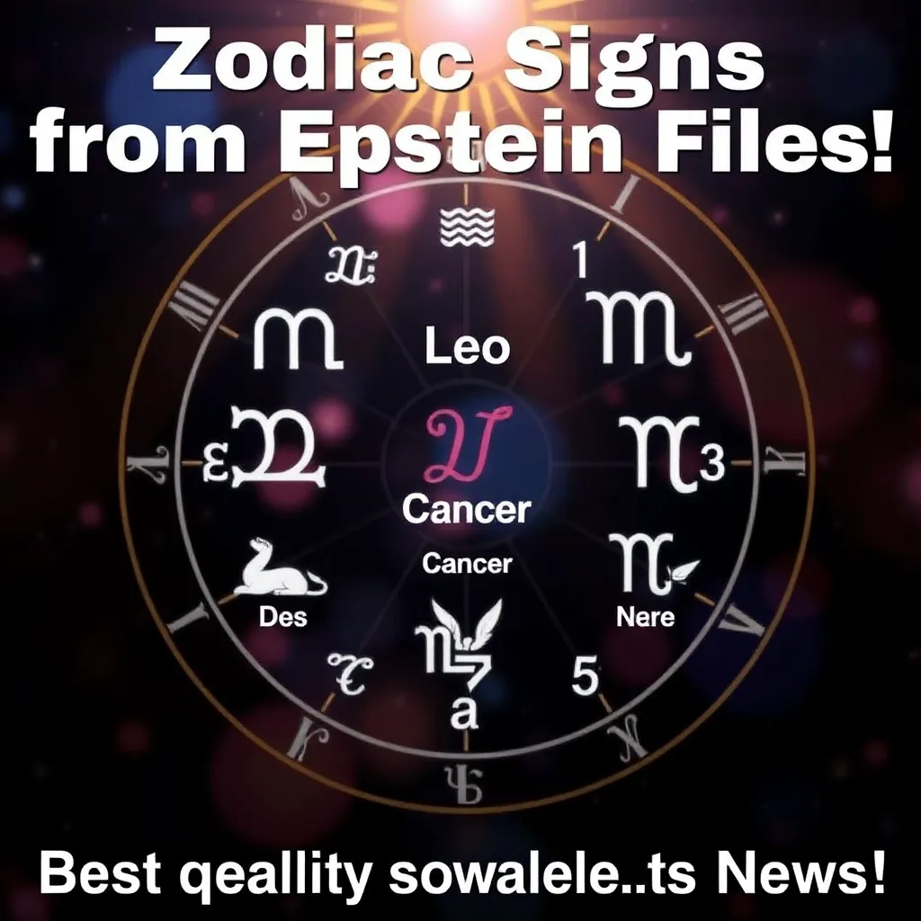Zodiac Signs Revealed in Epstein Files: Shocking Stats! : MysteryLores