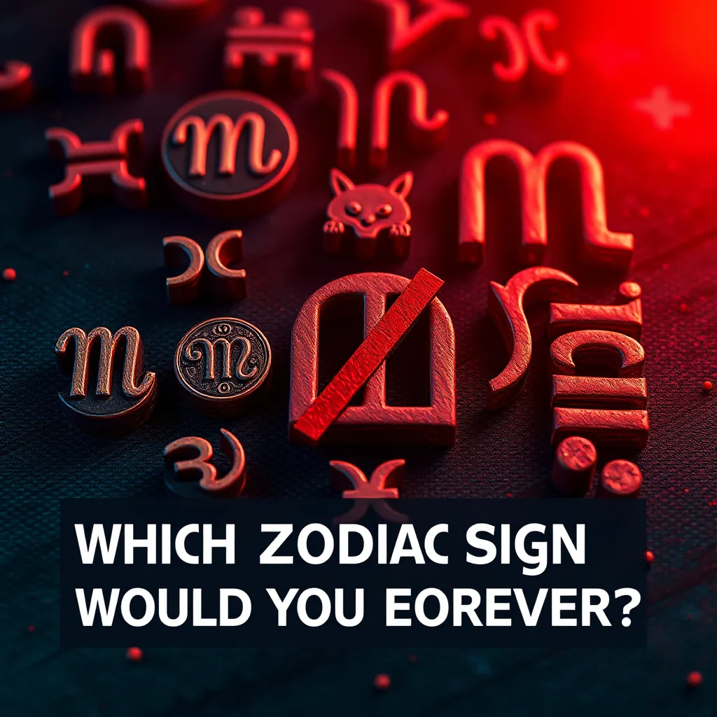 Which Zodiac Sign Would You Erase Forever? : MysteryLores